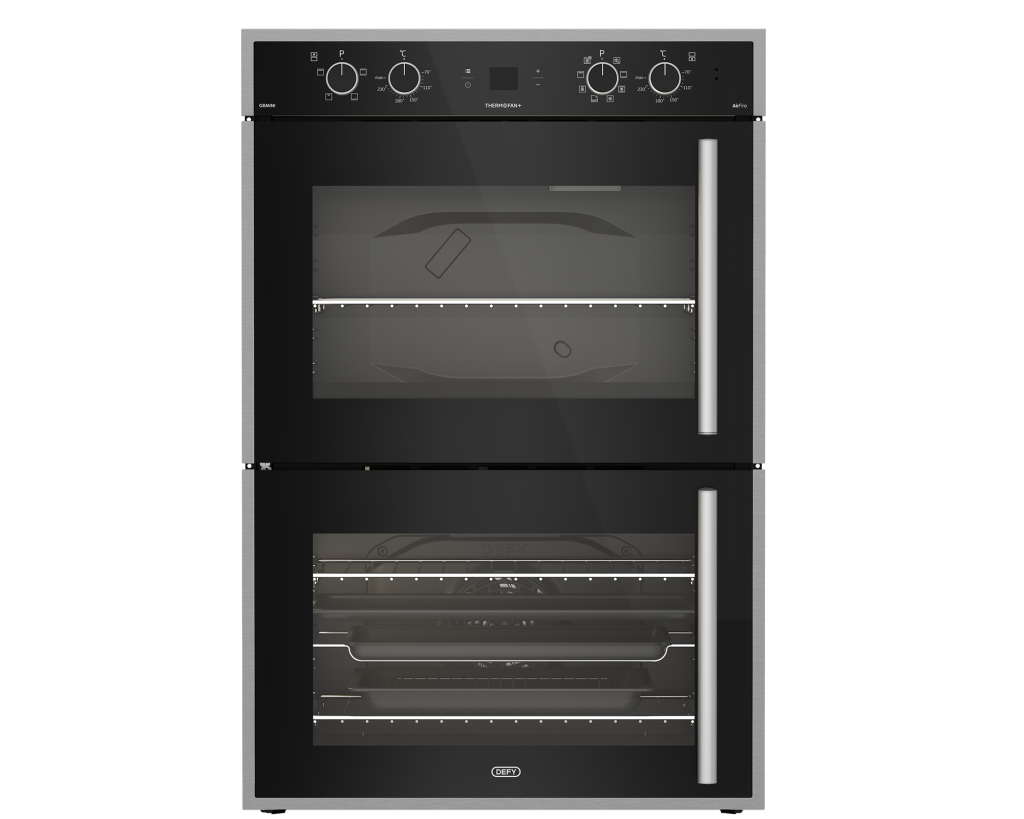 DBO767 – Defy Gemini Thermofan+ Double Oven with Airfire Technology ...