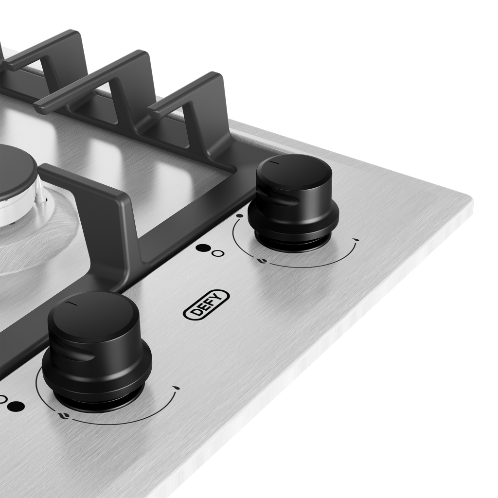 DHG134 - Defy 30cm Gas Hob - Stainless Steel | Furn Zone
